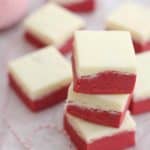 Red Velvet Fudge - Flippin' Delicious