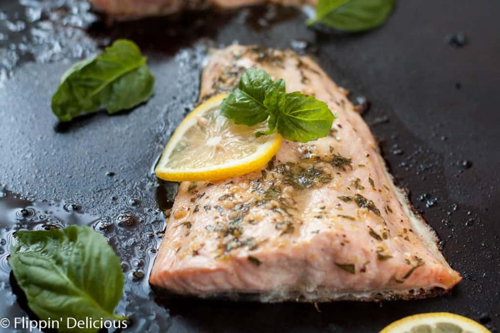 Lemon Basil Salmon - Flippin' Delicious