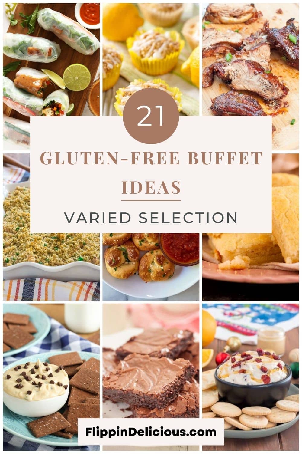 21 Gluten-Free Buffet Ideas (Varied Selection) - Flippin' Delicious
